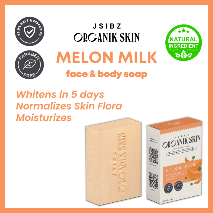 JSIBZ ORGANIK SKIN with Vitamin A Face and Body Soap, Organic, Natural ...