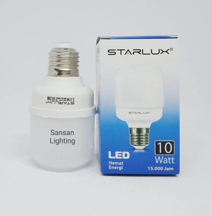 Lampu Led Tabung 10 Watt Starlux PUTIH SUPER TERANG HARGA PROMO | Lazada Indonesia