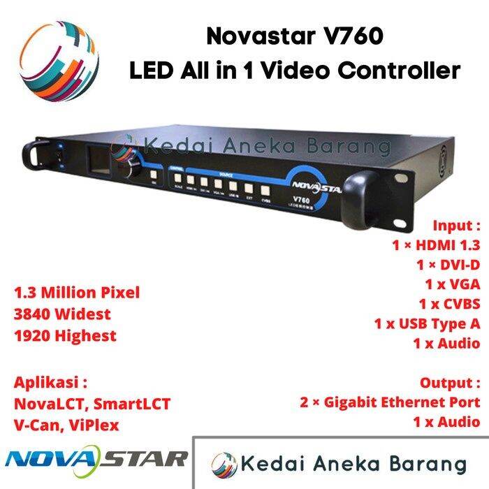 Novastar V760 LED Video Processor Videotron Controller Sending Box | Lazada Indonesia