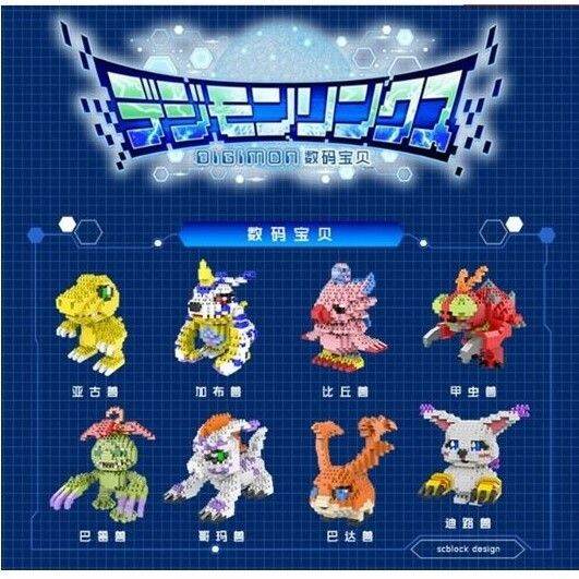 Digimon Lego Blocks (Nanoblocks) | Lazada