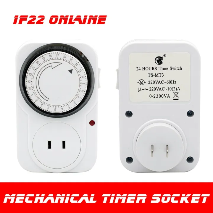 Mechanical Timer Socket 24 Hours Electrical Energy-saving | Lazada PH