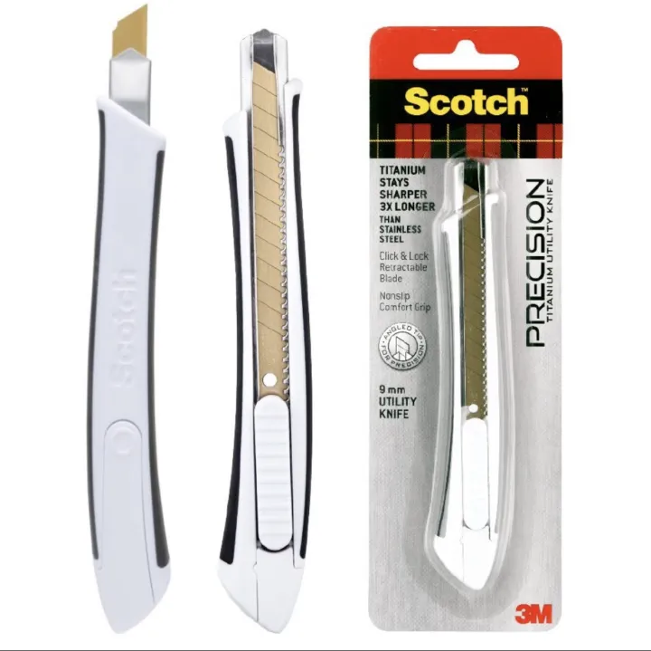 3M Scotch Small Precision Titanium Utility Knife (9mm) | Lazada