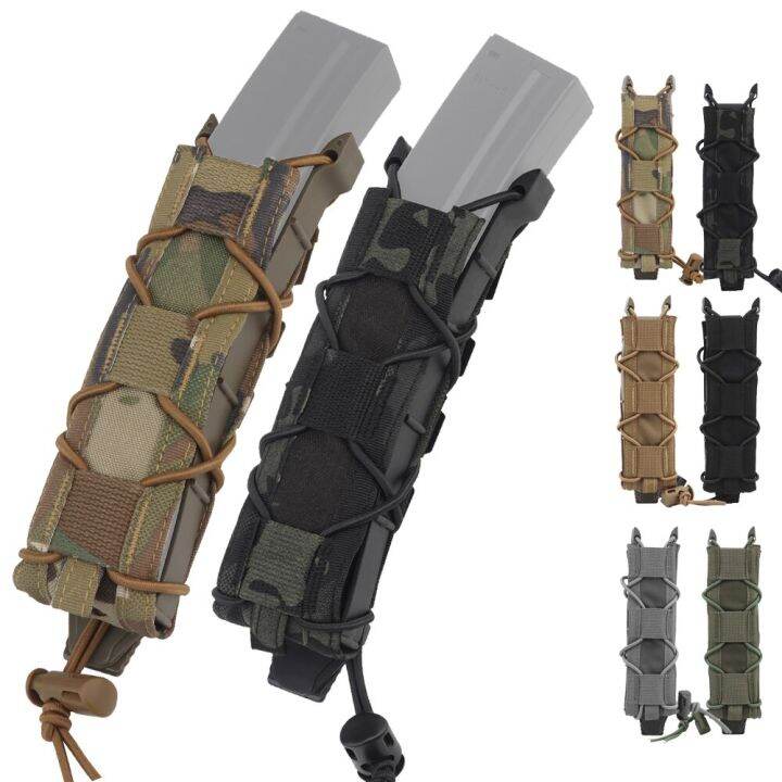Tactical Modular MOLLE MP5 MP7 Magazine Pouch Open Mag Pouch Carrier ...