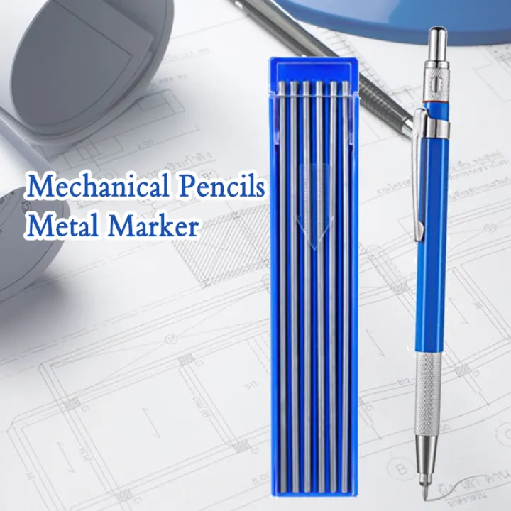 Metal Maker Pen Metal Pencil Marker Metal Solid Pencil Metal Mechanical ...