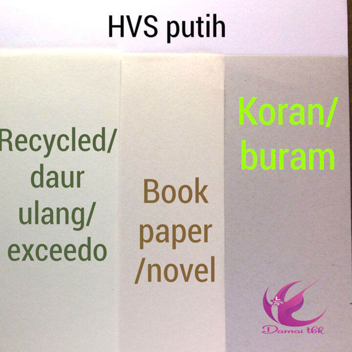 Kertas UKURAN A4 - Bookpaper 72 gsm ISI 50 LEMBAR | Lazada Indonesia
