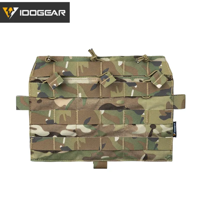 IDOGEAR Tactical MOLLE Panel with Insert Triple Magazine Pouch for AVS ...