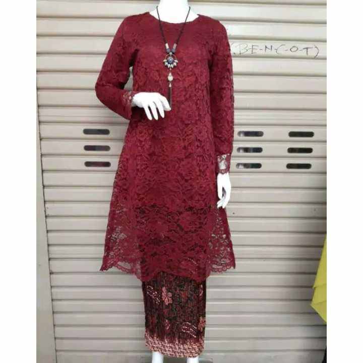 atasan Tunik brokat premium/ Tunik Brokat/ REALPICT atasan mordern ...