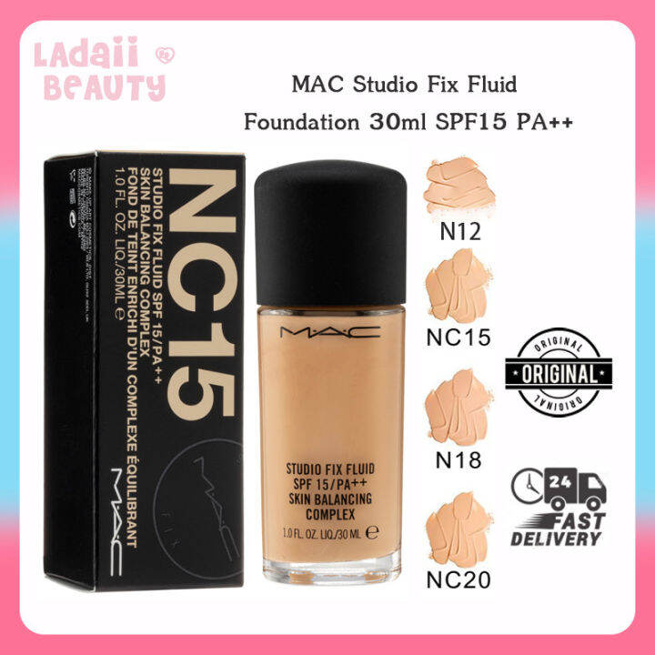 MAC Studio Fix Powder Plus Foundation 30ML #N12, #NC15, #N18，#NC20 ...