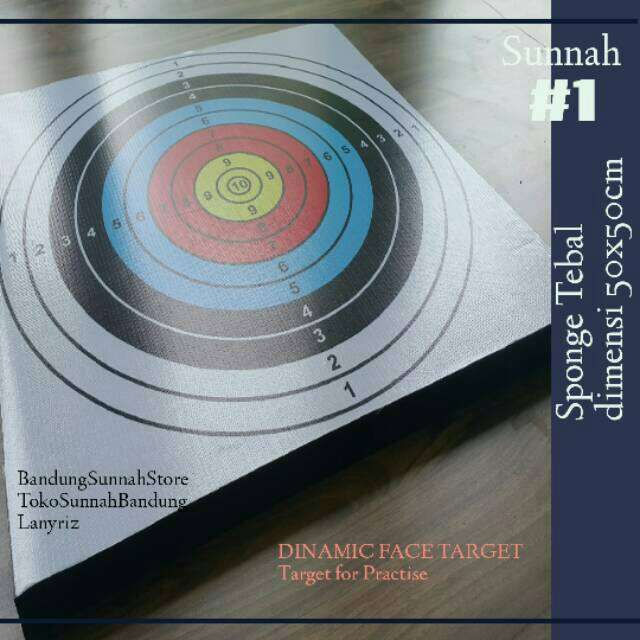 Sasaran Target panahan ukuran setengah meter tebal 4cm-Bantalan Eva ...