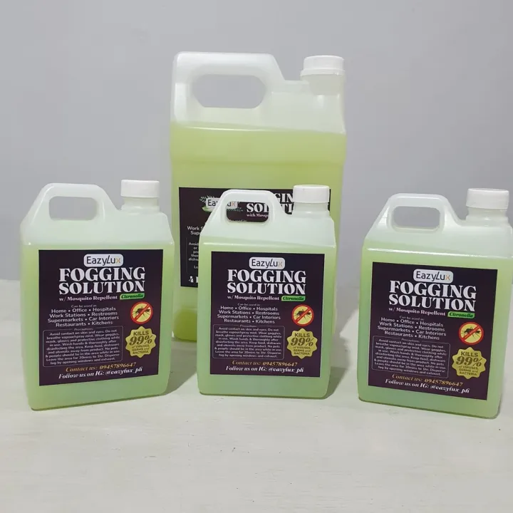 EazyLux 1/4 Liter Fogging Solution with Mosquito Repellant Citronella l ...