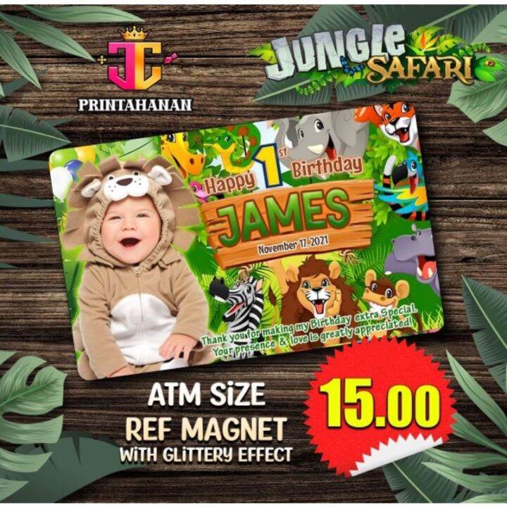 COD SAFARI REF MAGNET (Atm size) with Glittery Effect | Lazada PH