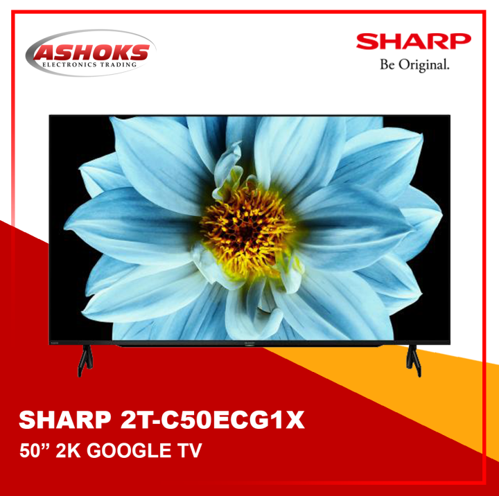 Sharp 2T-C50EG1X Smart TV / 50 inch 2K Google TV / HDR / Netflix ...