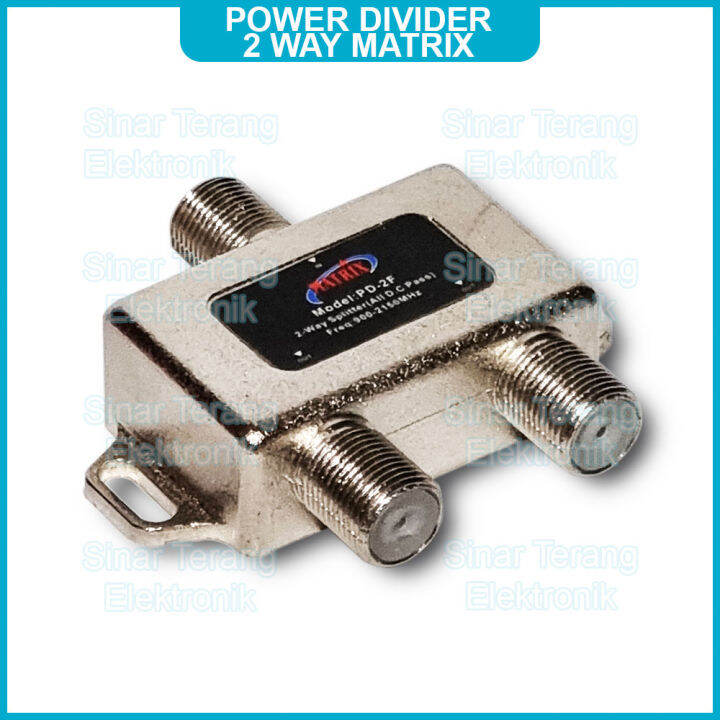Power Divider 2 Way Matrix PD-2F Splitter | Lazada Indonesia