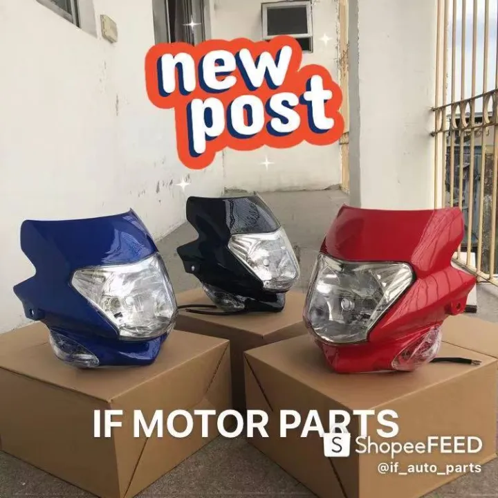 [Headlight] Honda XRM 110/ 125 / RS 125 Headlight Full Face Assy Set by ...