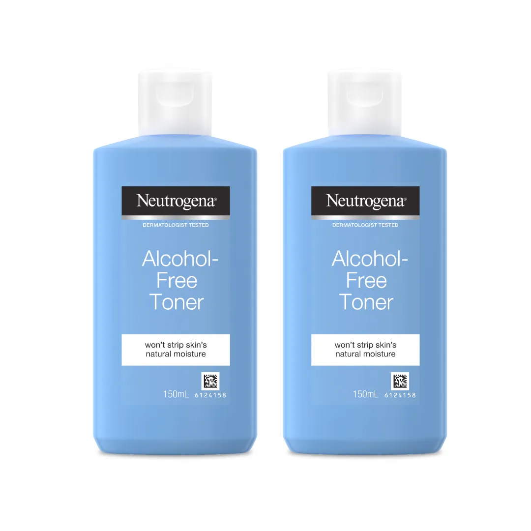 [แพ็คคู่] นูโทรจีนา โทนเนอร์ แอลกอฮอล์-ฟรี 150 มล. x 2 Neutrogena Toner ...