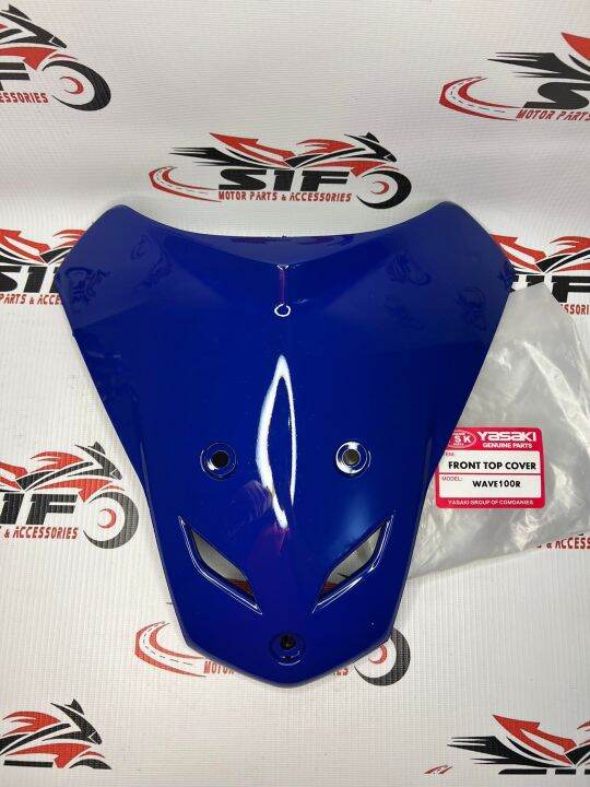 SIF FRONT TOP COVER HONDA WAVE 100R BLUE (YSK) | Lazada PH