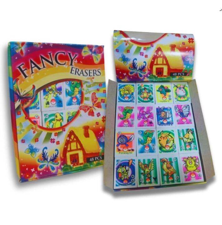 Fancy Eraser Student Pemadam Pensil 1box 48pcs | Lazada