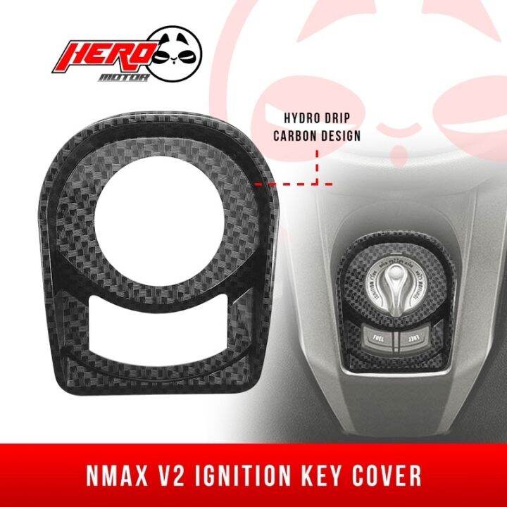 【2023】 Nmax v2 Ignition Cover 6D Carbon With M3 Tape | Lazada PH