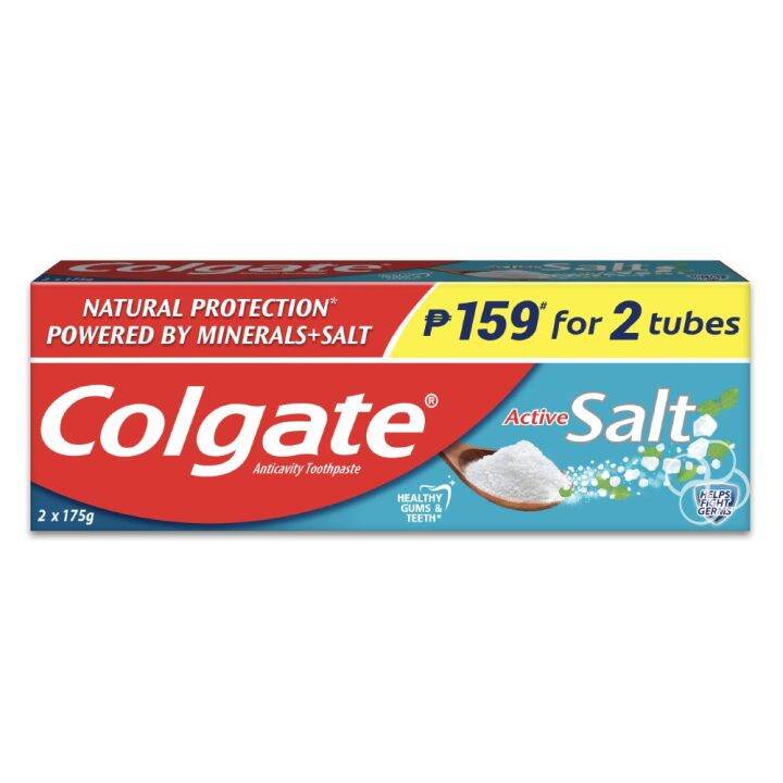 Colgate Active Salt Toothpaste 175g Twin Pack | Lazada PH