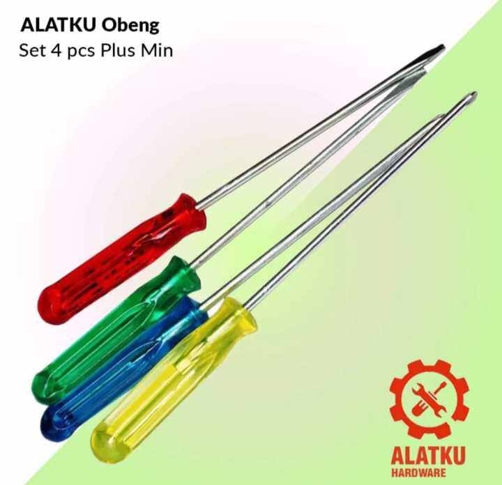 Obeng Set 4 PCS | Lazada Indonesia