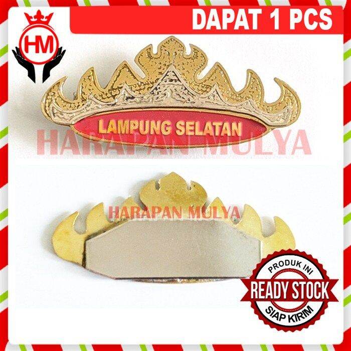 Pin Siger Lampung Selatan Pin Bros Siger Lampung Lencana Siger Lampung ...