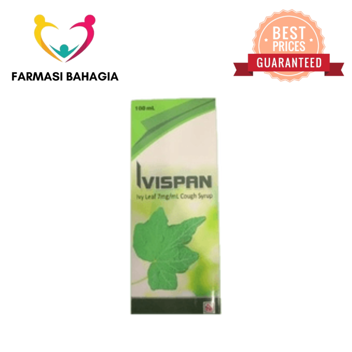 Ivispan Ivy Leaf 7mg/ml Cough Syrup 100ml | Lazada
