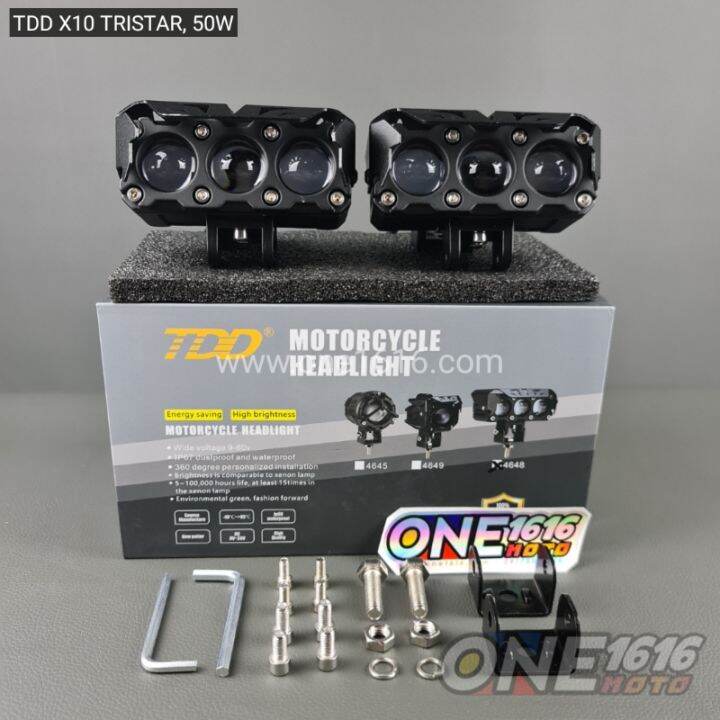 TDD X-SERIES AUXILLIARY LED LIGHTS FOR MOTORCYCLES | Lazada PH