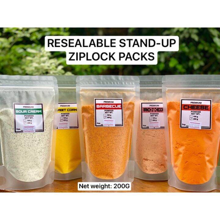 【Food】 200G Potato French Fries Powder Flavorings in Resealable Stand ...