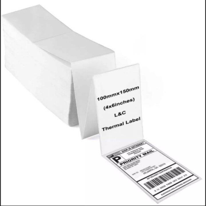 Waybill Thermal Sticker Paper A6 100pcs or 500pcs (100x150) 4"x6 ...