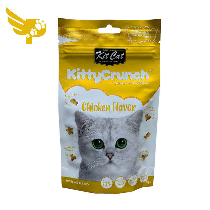 Kit Cat Kitty Crunch 60g - Chicken Flavor - Cat Treats - petpoultryph ...