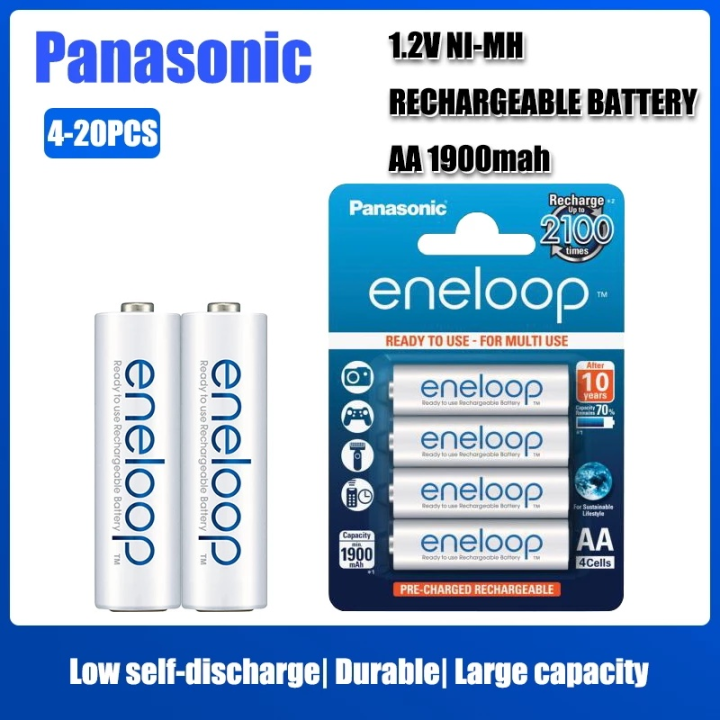 Panasonic Eneloop Aa Aaa Rechargeable Battery 1 2v Ni Mh Nimh 1900mah