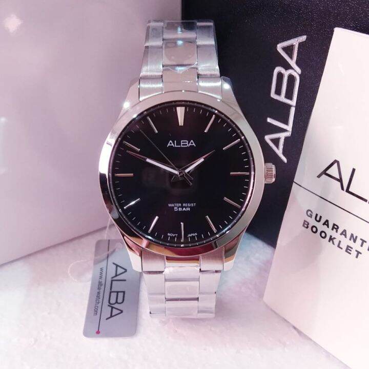 Jam Tangan Pria Alba ARSY99X1 Silver Black Original | Lazada Indonesia