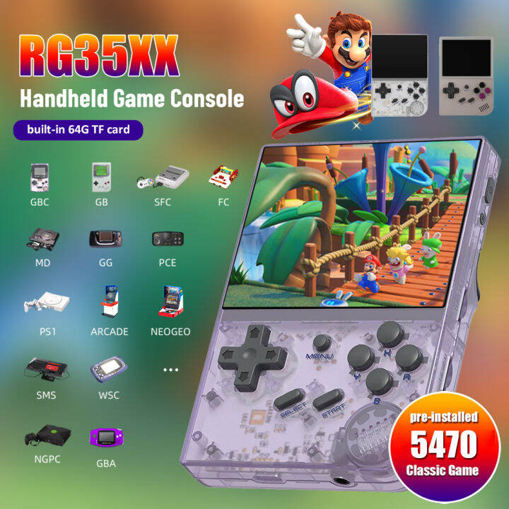 RG35XX Original Mini Portable Handheld Game Console AV Built-In 8000 ...