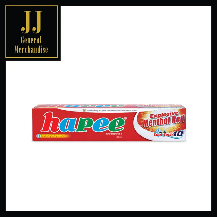 Hapee Explosive Menthol Red Toothpaste 150ml/189g | Lazada PH