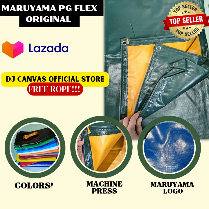 8ft x 24ft ORIGINAL P.G FLEX MARUYAMA S400 Tarpaulin Trapal Tolda Lona ...