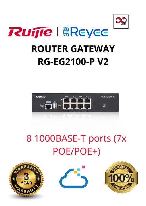 Ruijie RG-EG2100-P V2 Next-generation Unified Security Gateway | Lazada ...