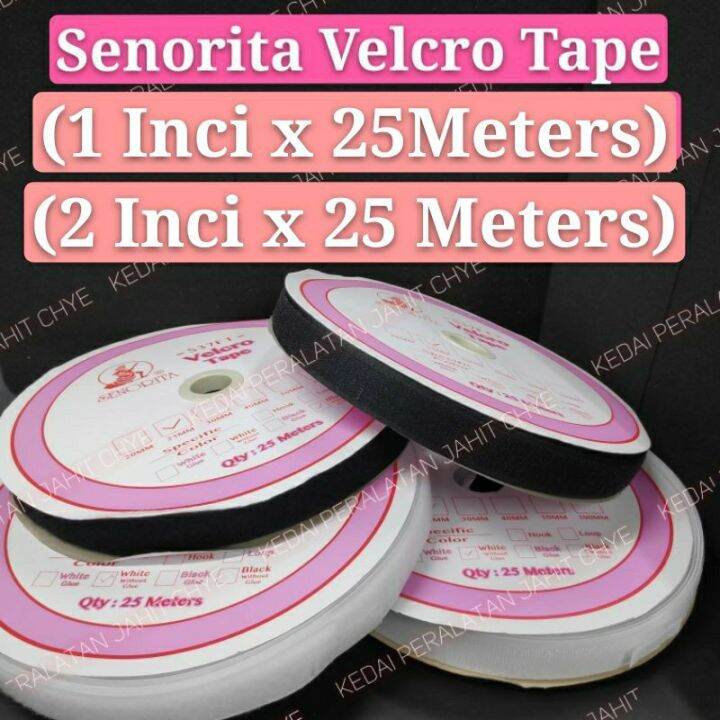 1 set(kiri&kanan)Senorita Hoop & Loop / Velcro Tape ( Pelekat Kasut ) 1 ...