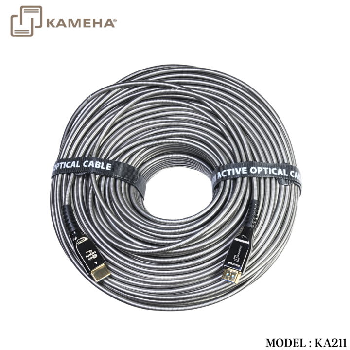 KA211 HDMI ARMORED FIBER CABLE V2.1 100METER | Lazada