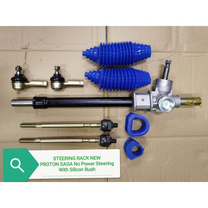 STEERING RACK PROTON SAGA No Power Steering NEW With Rubber & Silicon ...