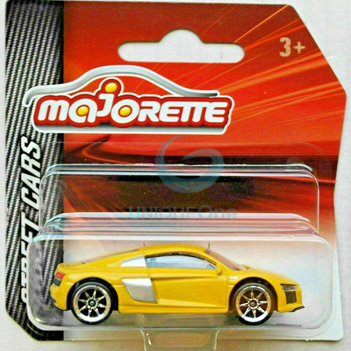Majorette Audi R8 - yellow die cast toy car model 1/58 | Lazada
