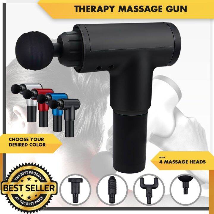 Therapy Massage Gun Massager Theragun Muscle Body Vibrator Portable ...