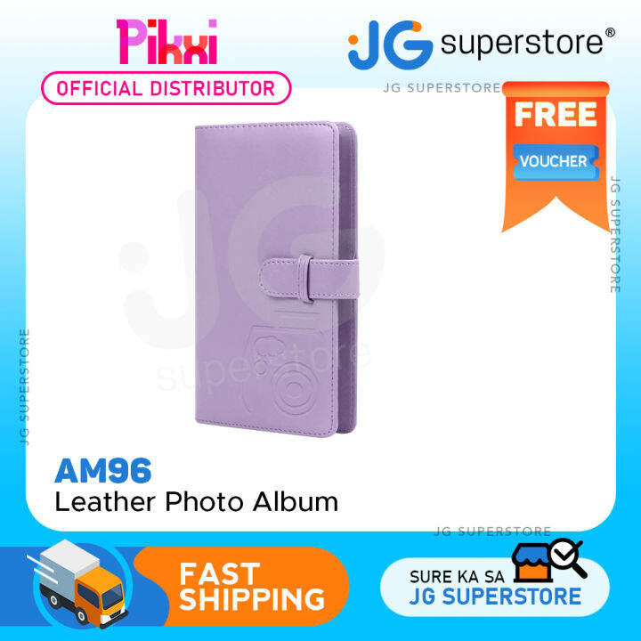 Pikxi AM96 96-Sheet Photo Album for Fujifilm Instax Mini Instant Camera ...