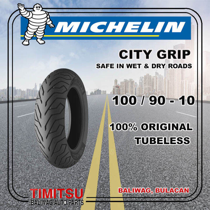 100/90-10 / 100/90 R10 MICHELIN CITY GRIP TUBELESS | Lazada PH
