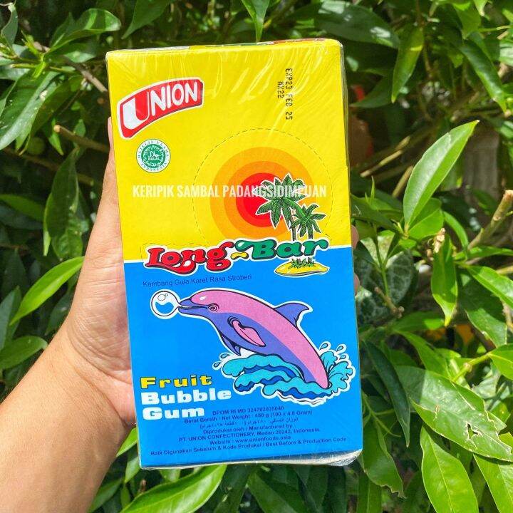 100 Biji Permen Karet Long Bar | Lazada Indonesia