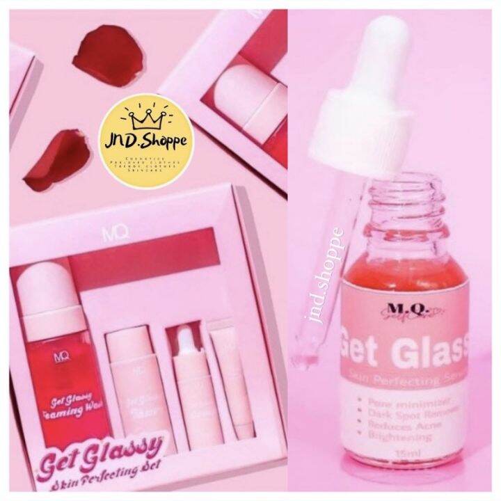 MQ COSMETICS GET GLASSY SKIN PERFECTING SET / SERUM | Lazada PH