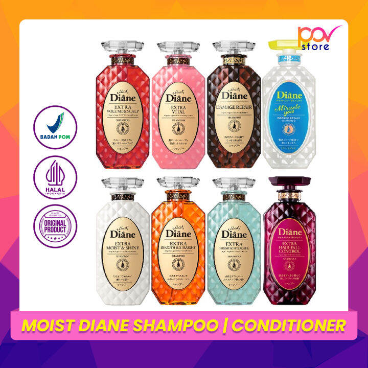 MOIST DIANE Shampoo Conditioner 450ml | Lazada Indonesia
