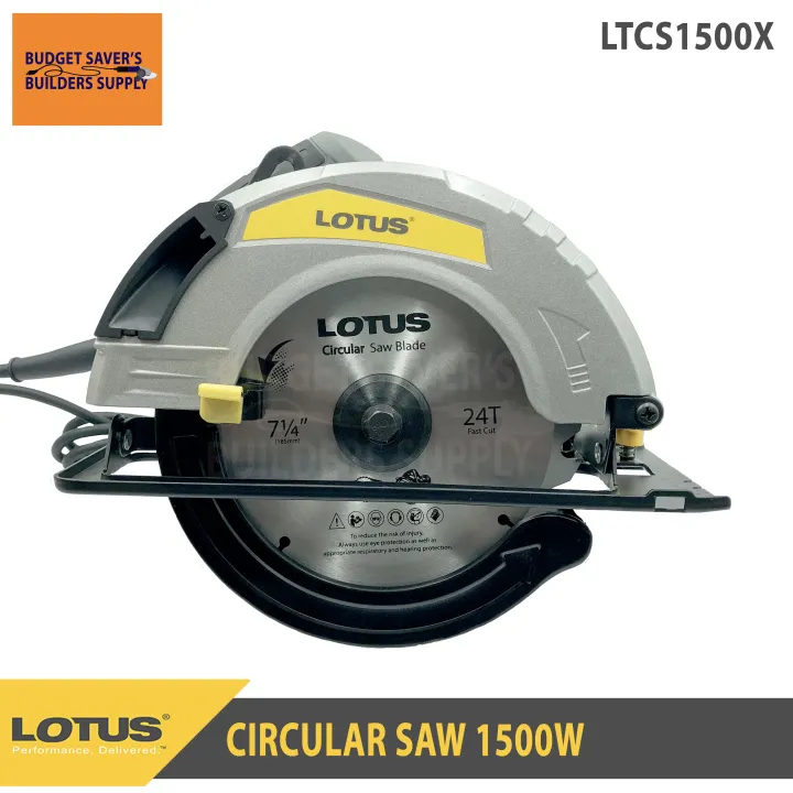 Lotus Circular Saw 1500W LTCS1500X Lutos | Lazada PH