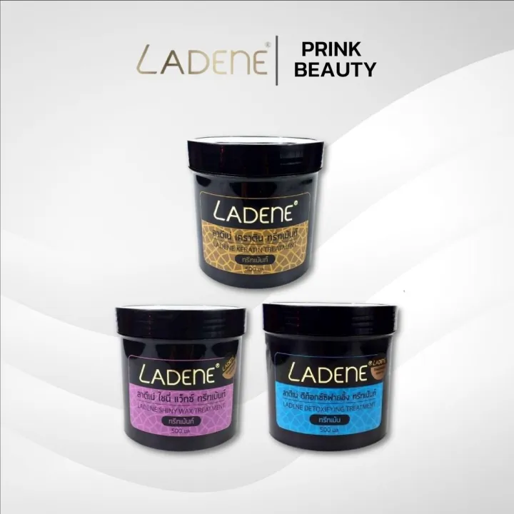 ส่งไว Ladene Treatment ทรีทเม้นท์ เคราติน ลาดีเน่ 500ml. 3สูตร | Lazada ...