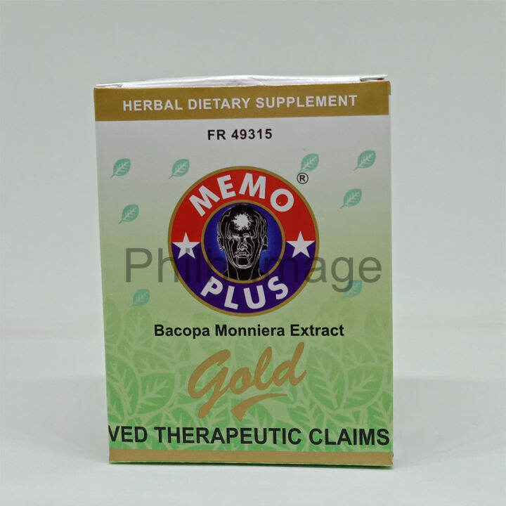 Memo Plus Gold Memory Enhancer 30 Capsules | Lazada PH