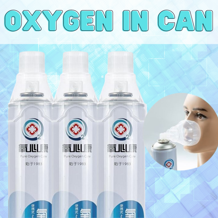 Pure Oxygen Care1 Can 1,000 ML, Mini Portable Oxygen, portable oxygen ...